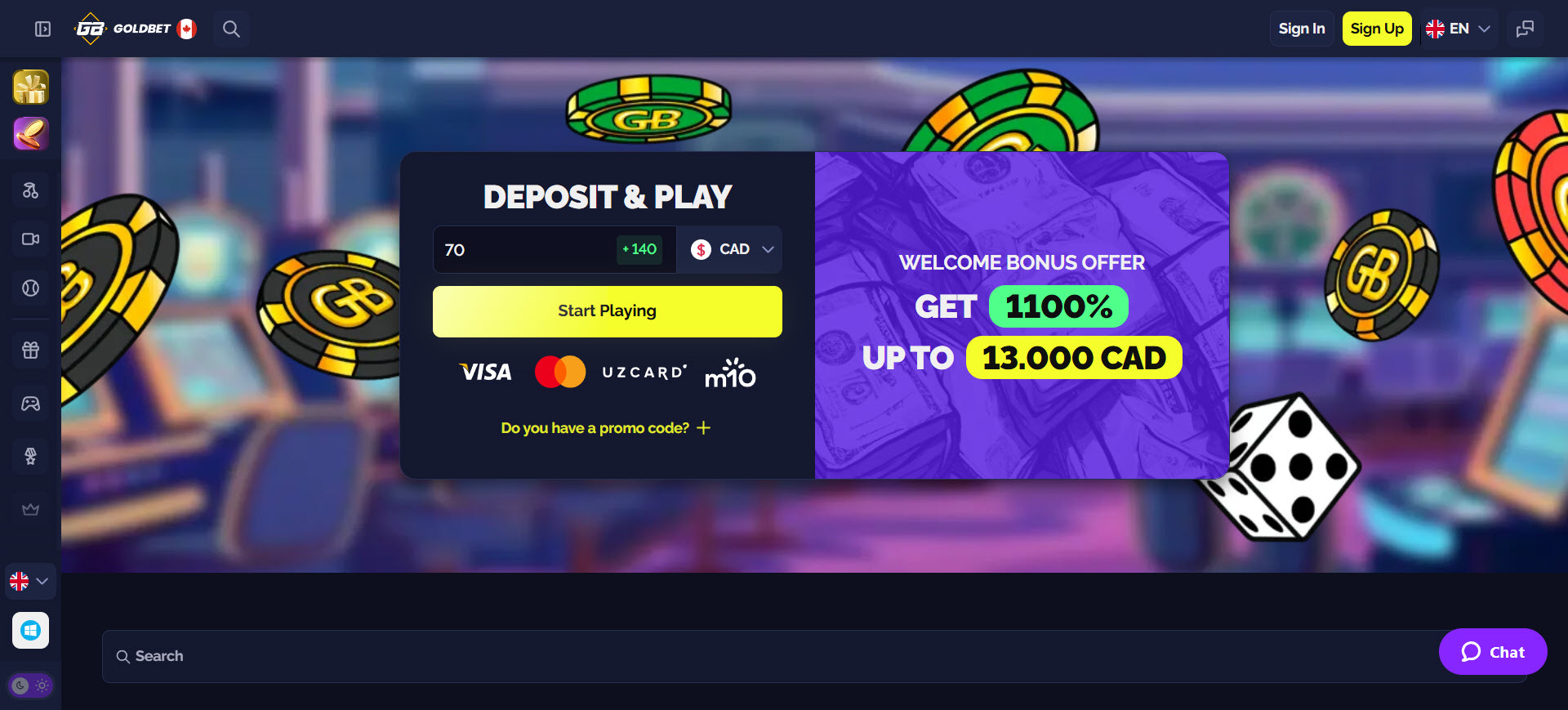 GoldBet.io Casino 2026 - обзор официального сайта: как играть онлайн на ...